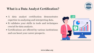 Why Choose a Data Analyst Certification Course | IABAC | PDF