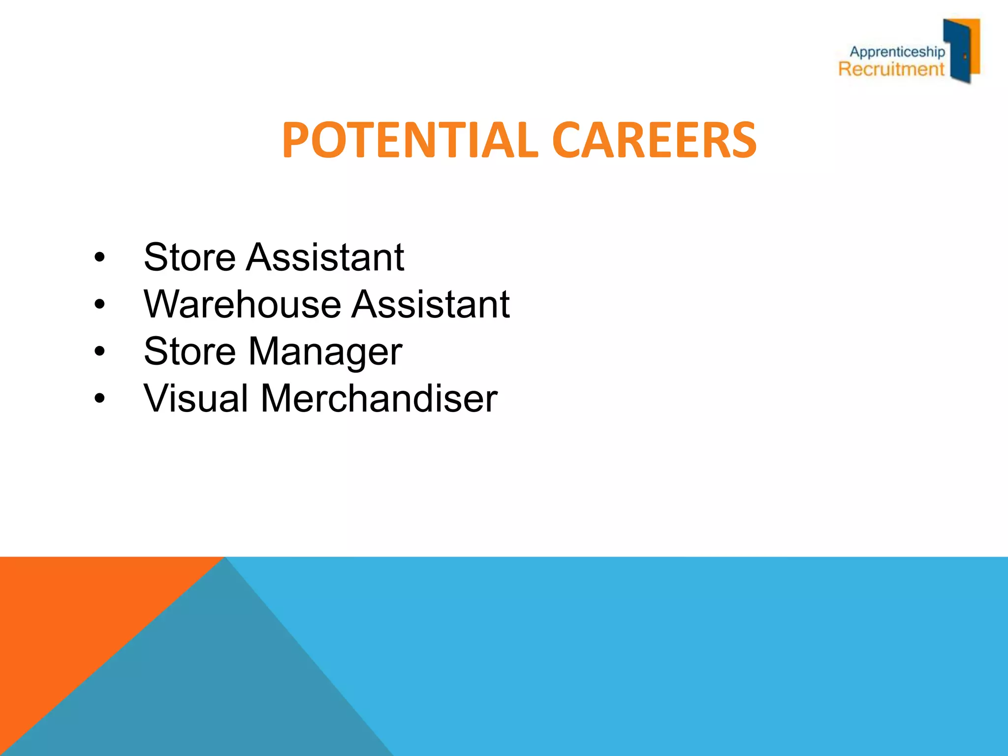 Why Choose a Retail Apprenticeship | PPTX