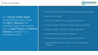 Why Choose CarrierBid? | PPT