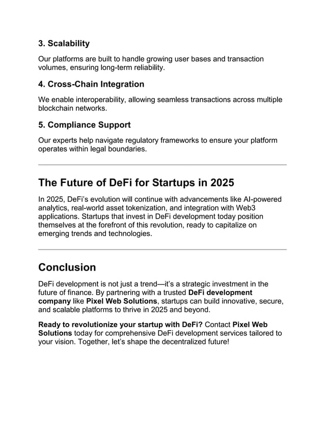 Why Choose DeFi Development for Startups in 2025.pdf