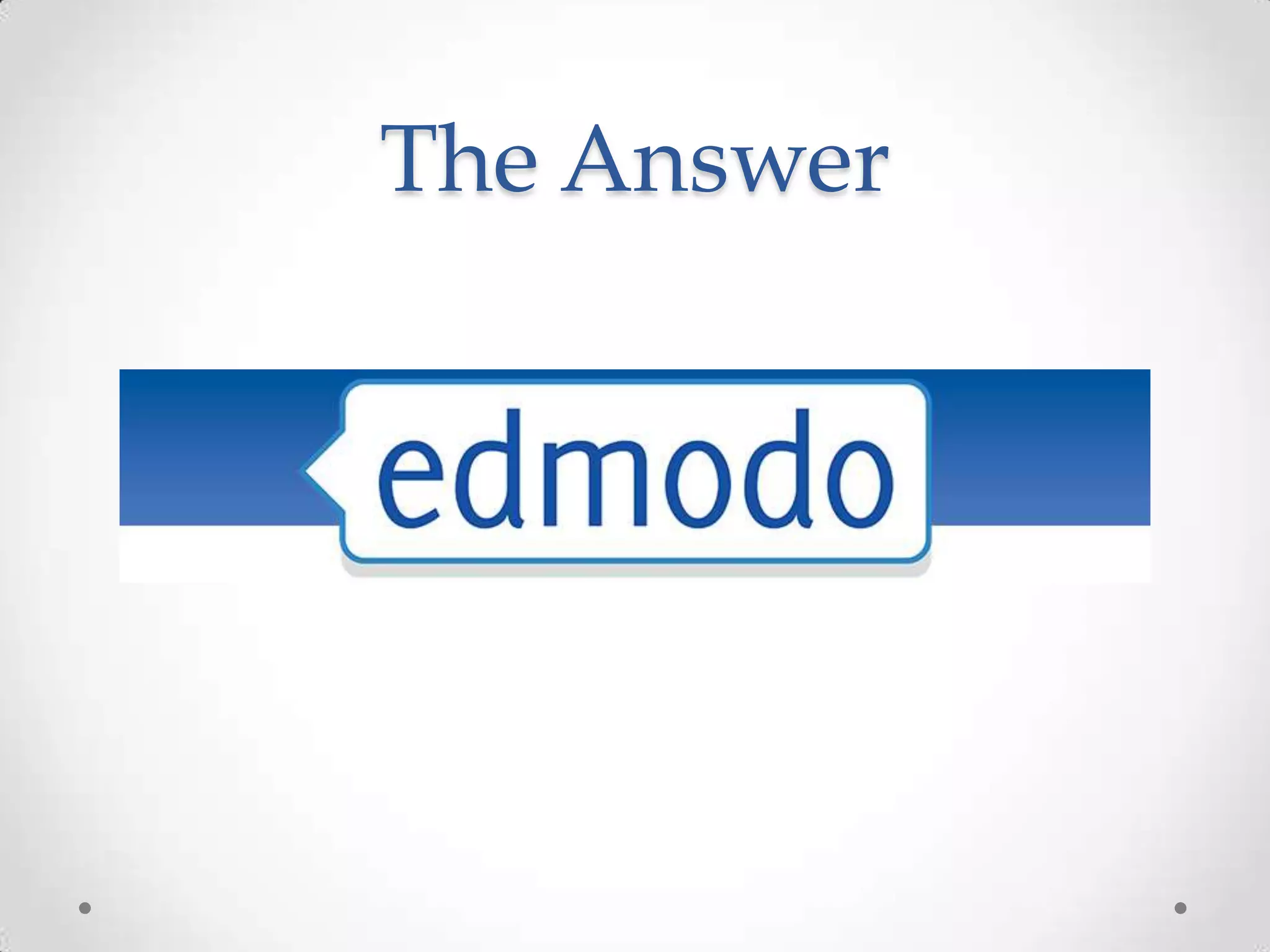 Why choose edmodo | PPT