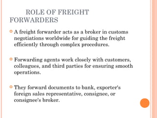 Why choose freight forwarding services | PPT