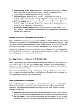 Why Choose Helical Insight for Data Visualization and Business ...