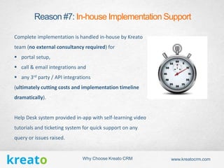 Why Choose Kreato CRM | PPT