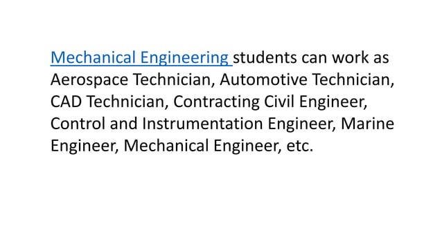 Why Choose Mechanical Engineering As Your Career Path ? | PPTX
