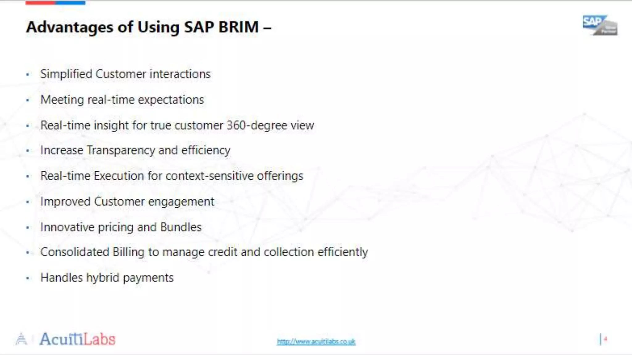 Why choose SAP BRIM accelerator for your business? | PPT