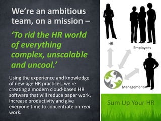 Why Use sumHR HR Software | PPSX