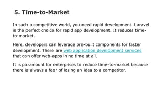 Why choose the laravel php framework for enterprise web applications | PPT