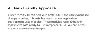 Why choose the laravel php framework for enterprise web applications | PPT