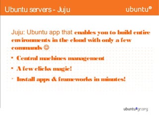 Why choose ubuntu server | ODP