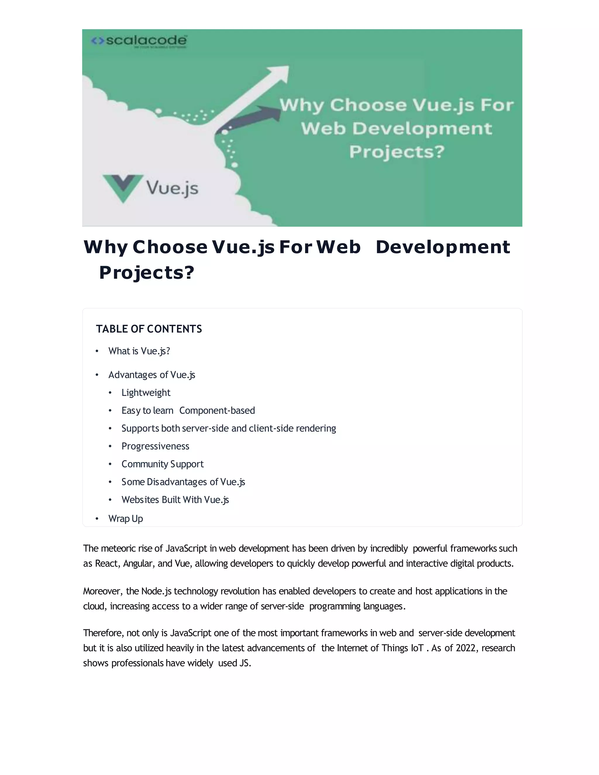 Why Choose Vue.js For Web Development Projects.pptx