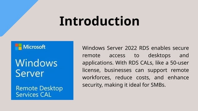 Why Choose Windows Server 2022 RDS CAL 50 Users.pptx