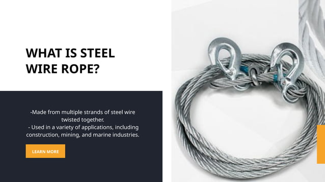 Choose steel wire ropes for their unmatched strength, durability, and ...