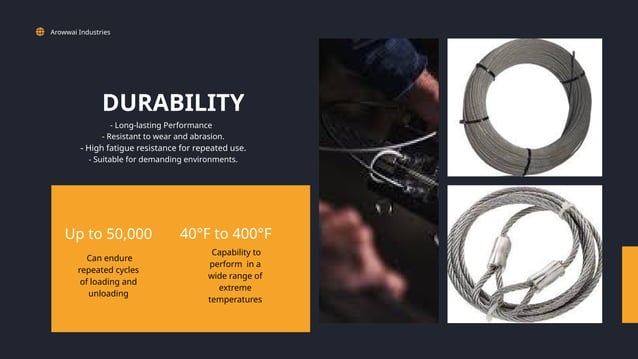 Choose steel wire ropes for their unmatched strength, durability, and ...