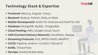 Why Choose XongoLab for OTT Platform Development | PDF