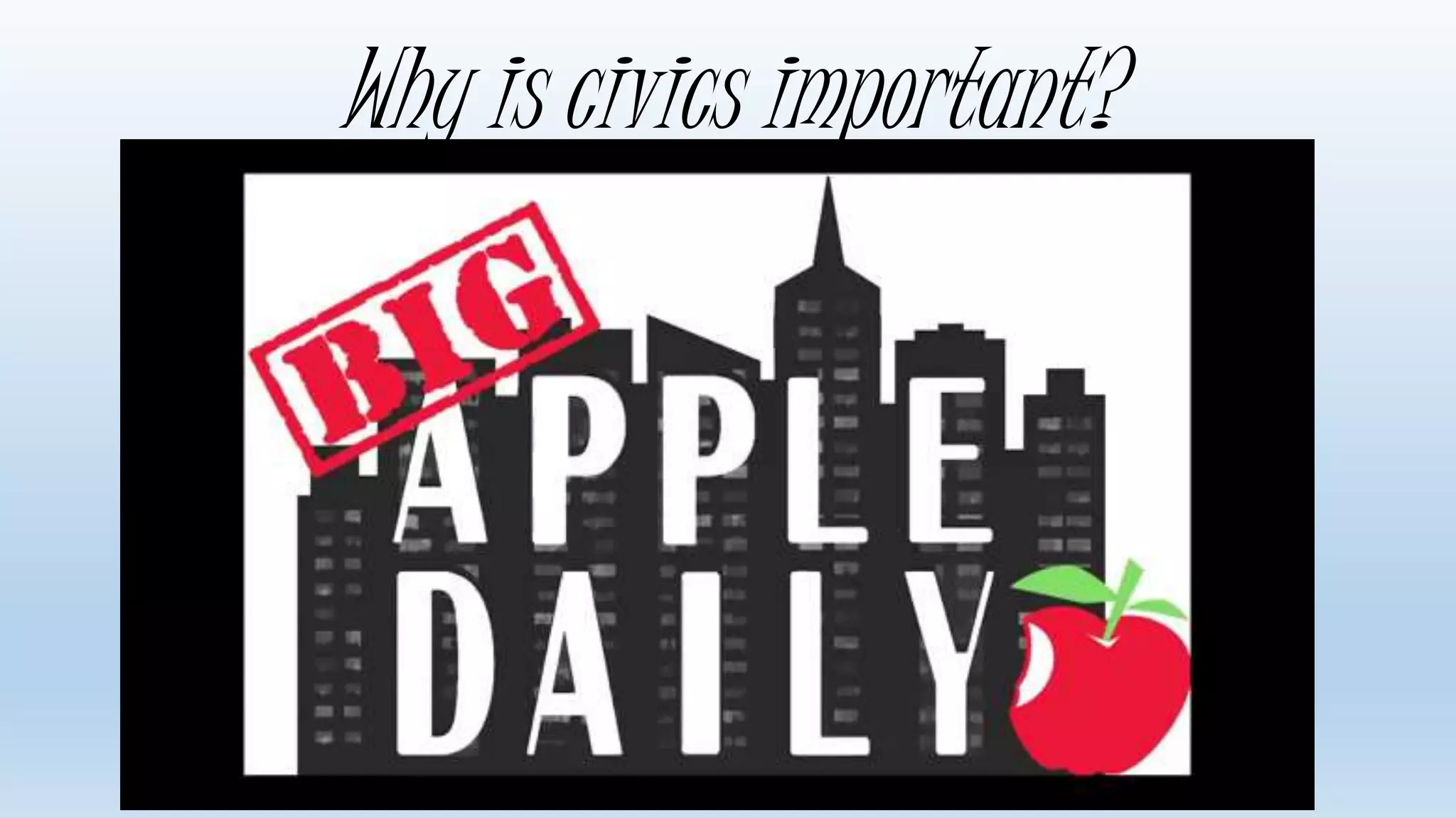 Why Is Civics Important? | PPTX