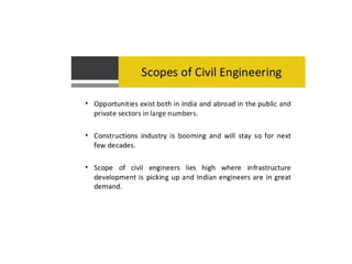 Why civil engineering | PPT