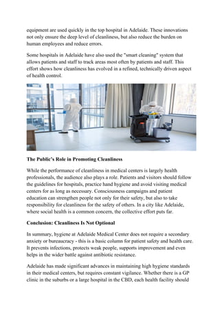 Why Cleanliness in Adelaide Medical Centers Could Save Your Life (1).docx