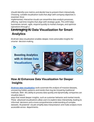 Cloud Data Visualization: Driving Strategic Business Decisions | PDF