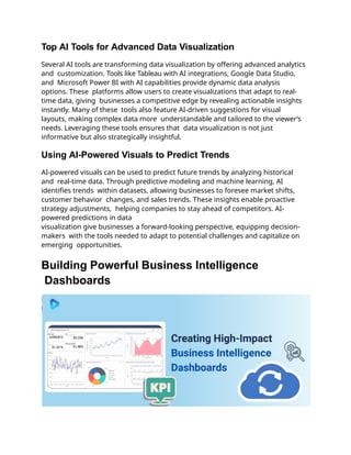 Cloud Data Visualization: Driving Strategic Business Decisions | PDF