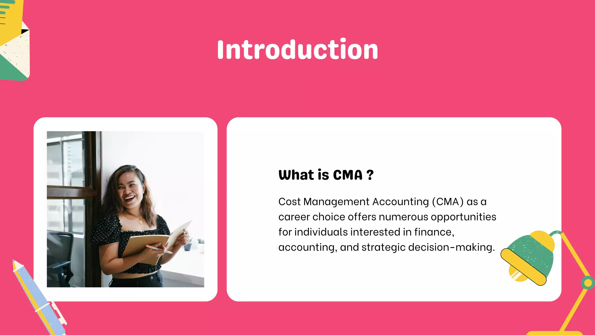 Why CMA as career | PPT