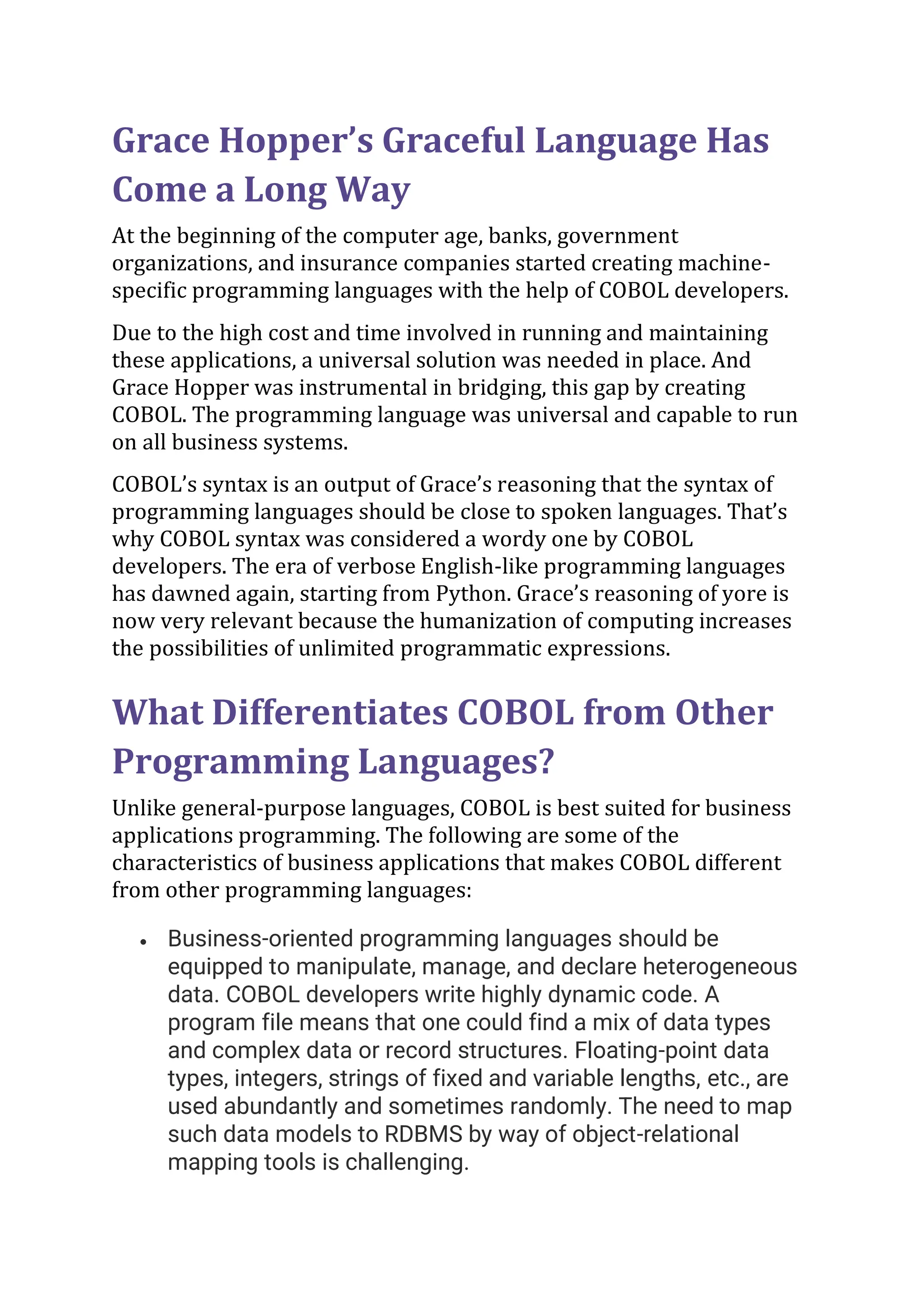 Why COBOL is Still Relevant Today - cobol programmer.pdf