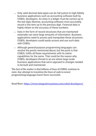 Why COBOL is Still Relevant Today - cobol programmer.pdf