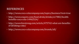 Why coca cola is dominating in the beverage industry | PPTX | Alcoholic ...