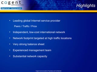 Cogent Communications | PPT