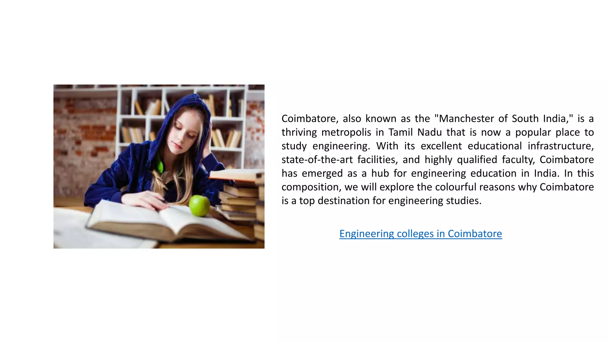 Why Coimbatore is a Top Destination for Engineering Studies.pptx