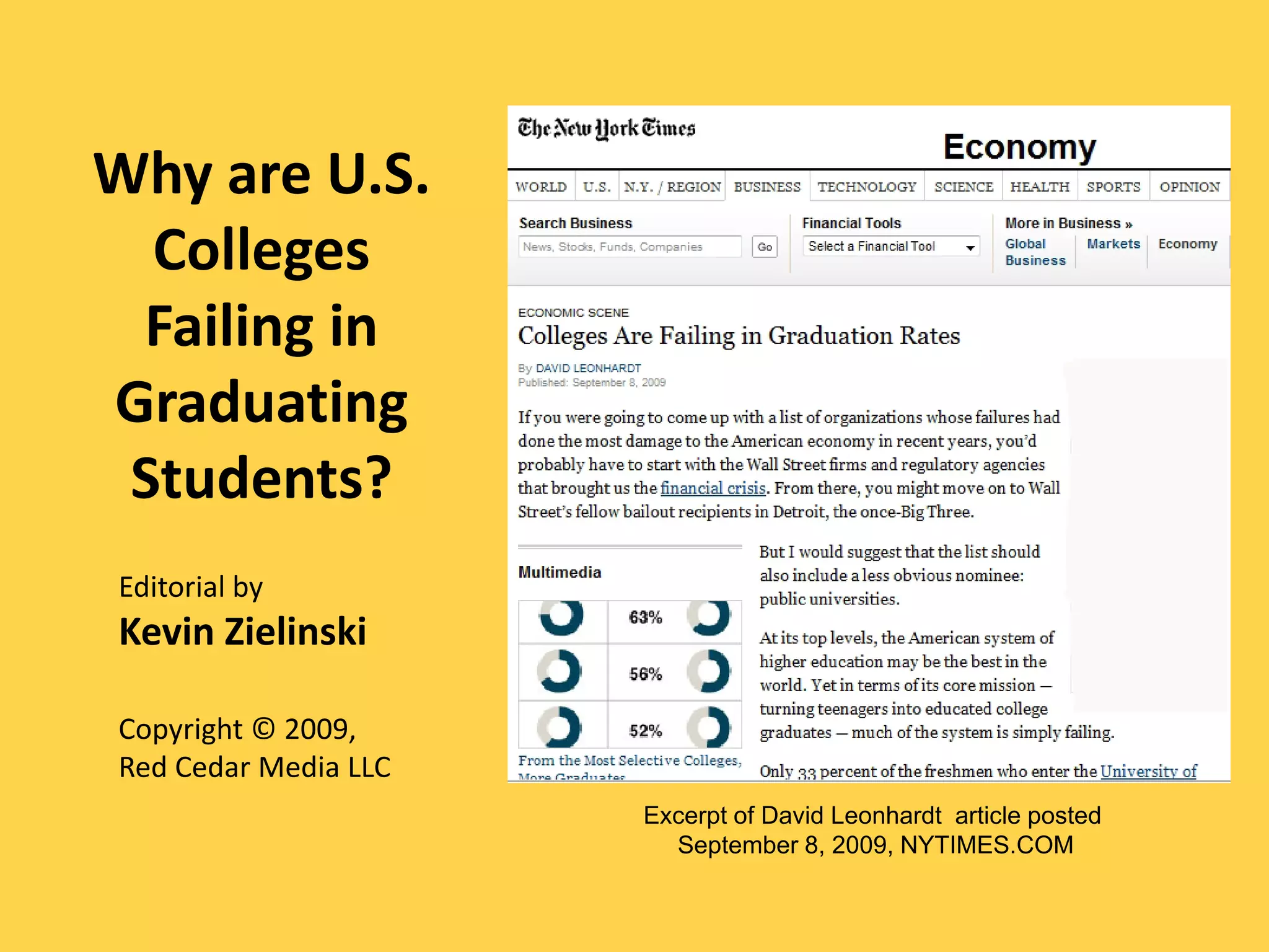 Why Colleges Are Failing | PPT Why Colleges Are Failing | PPT