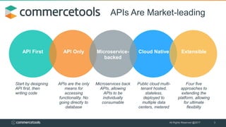 Why commercetools APIs are Differentiated | PPTX