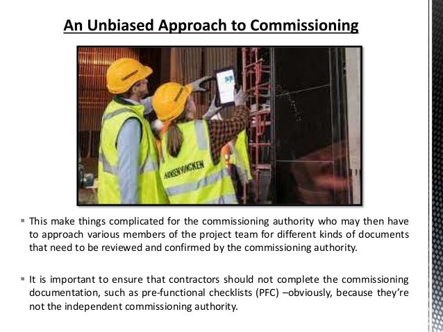 Why commissioning authority should complete commissioning checklists ...