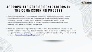 Why Commissioning Authority Should Complete Commissioning Checklists ...