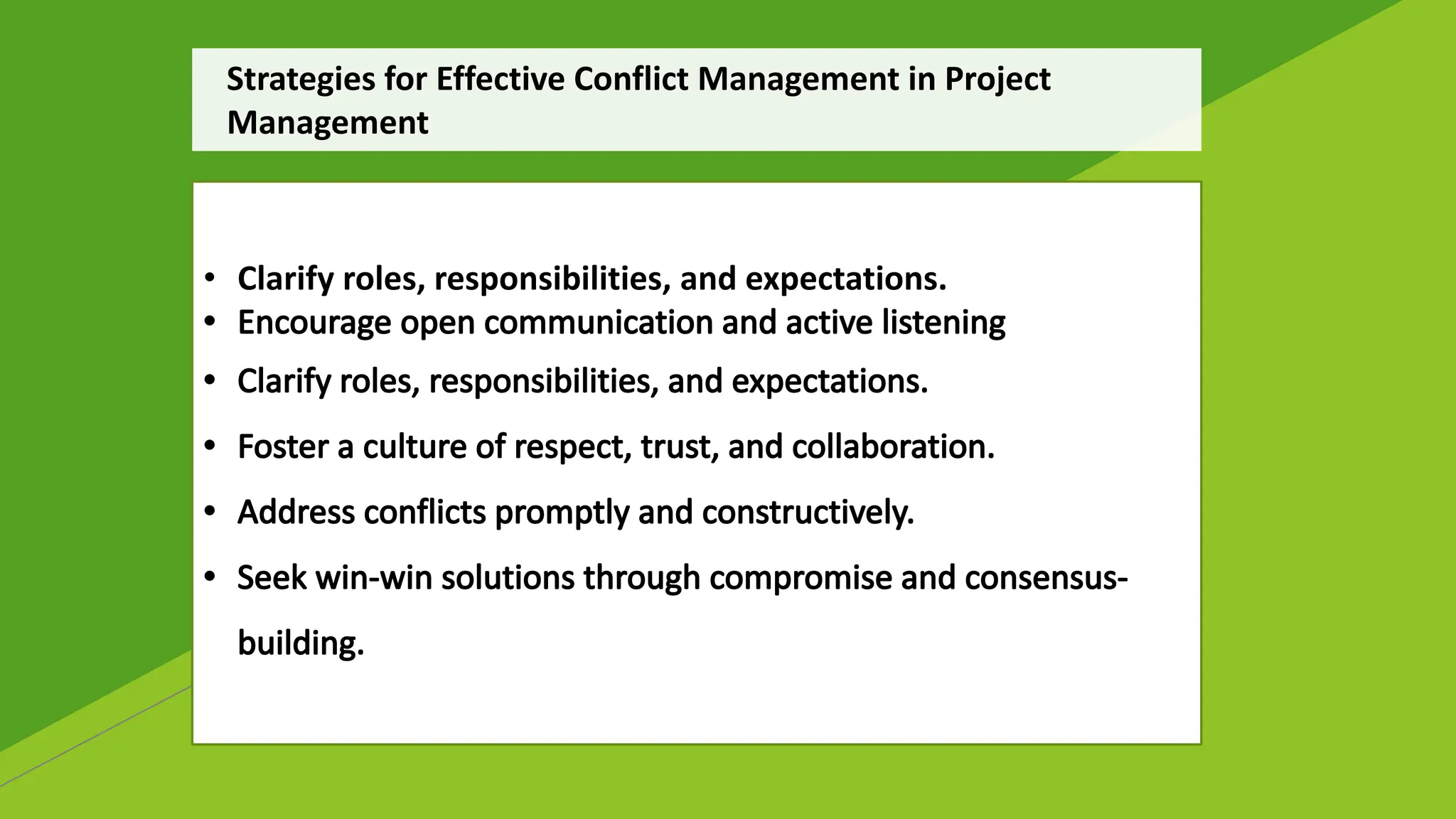 Why Conflict Management is Important in Project Management | PPTX