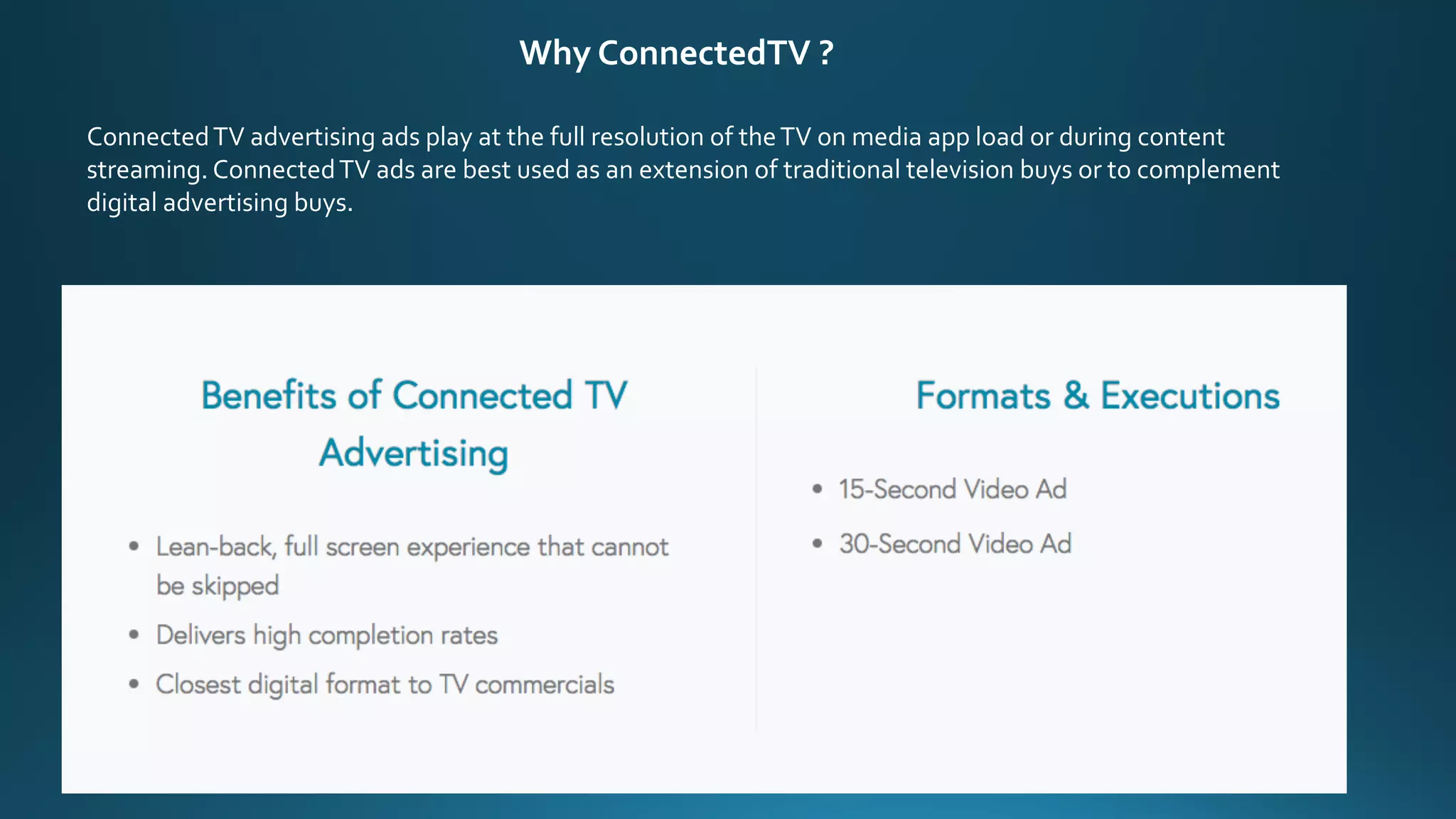 Why Connected TV | PPT