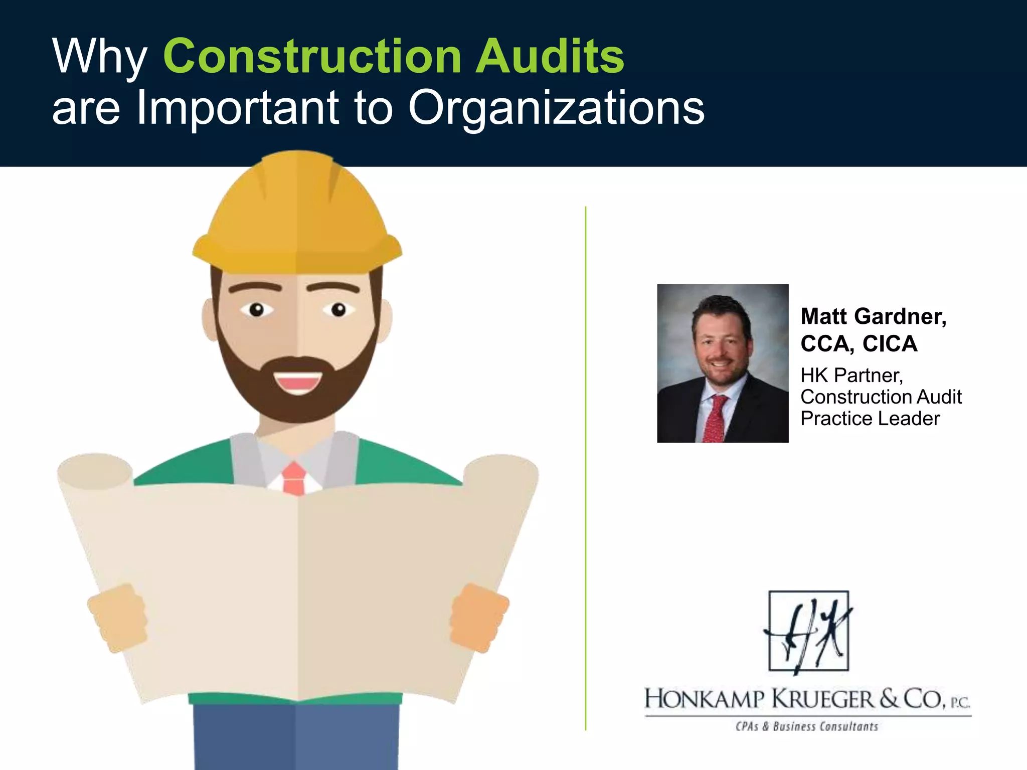 Why construction audits are important to organizations | PPT
