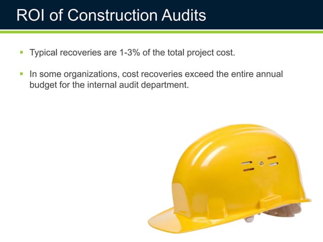 Why construction audits are important to organizations | PPT