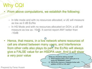 RSCP RSSI EC/NO CQI | PPTX