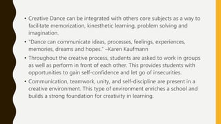 Why Creative Dance? | PPTX