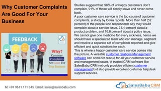 Why customer complaints are good for your business | PPT