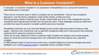 Why customer complaints are good for your business | PPT