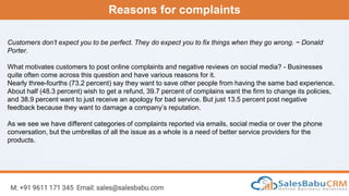 Why customer complaints are good for your business | PPT