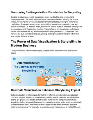 How Data Storytelling Can Revolutionize Business Communication? | PDF