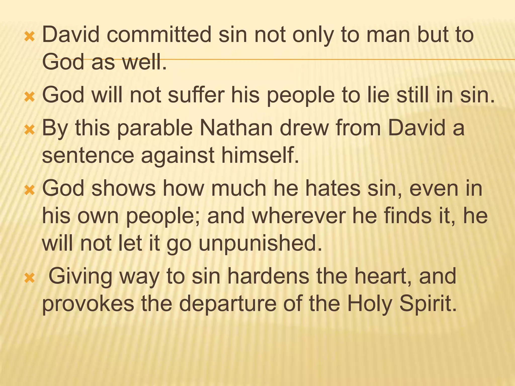 Why David Fall into Temptation | PPT