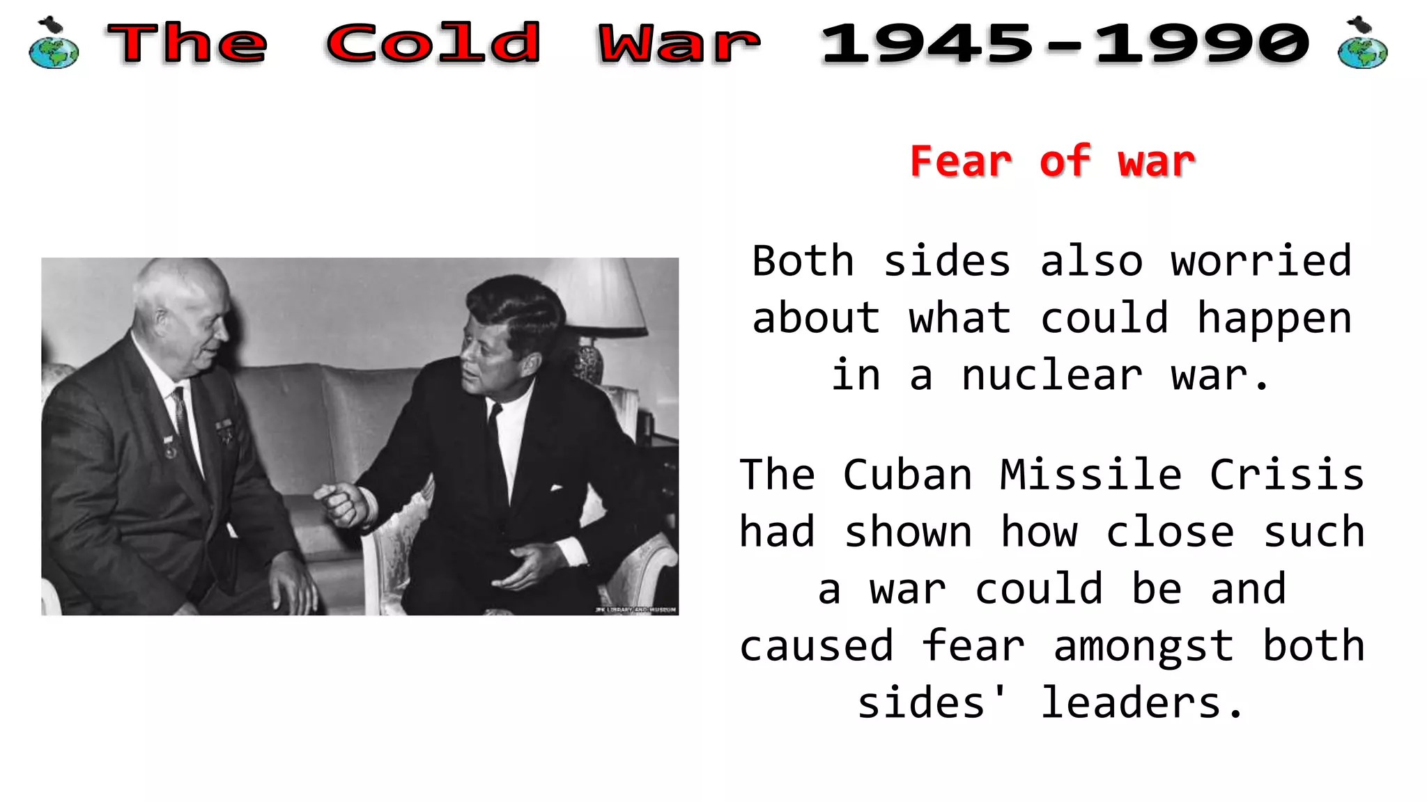 Cold War - Why did detente take place? | PPTX