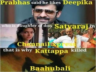 Why did Kattappa kill Baahubali ? | PPTX