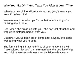 Funny Ex Girlfriend Texts