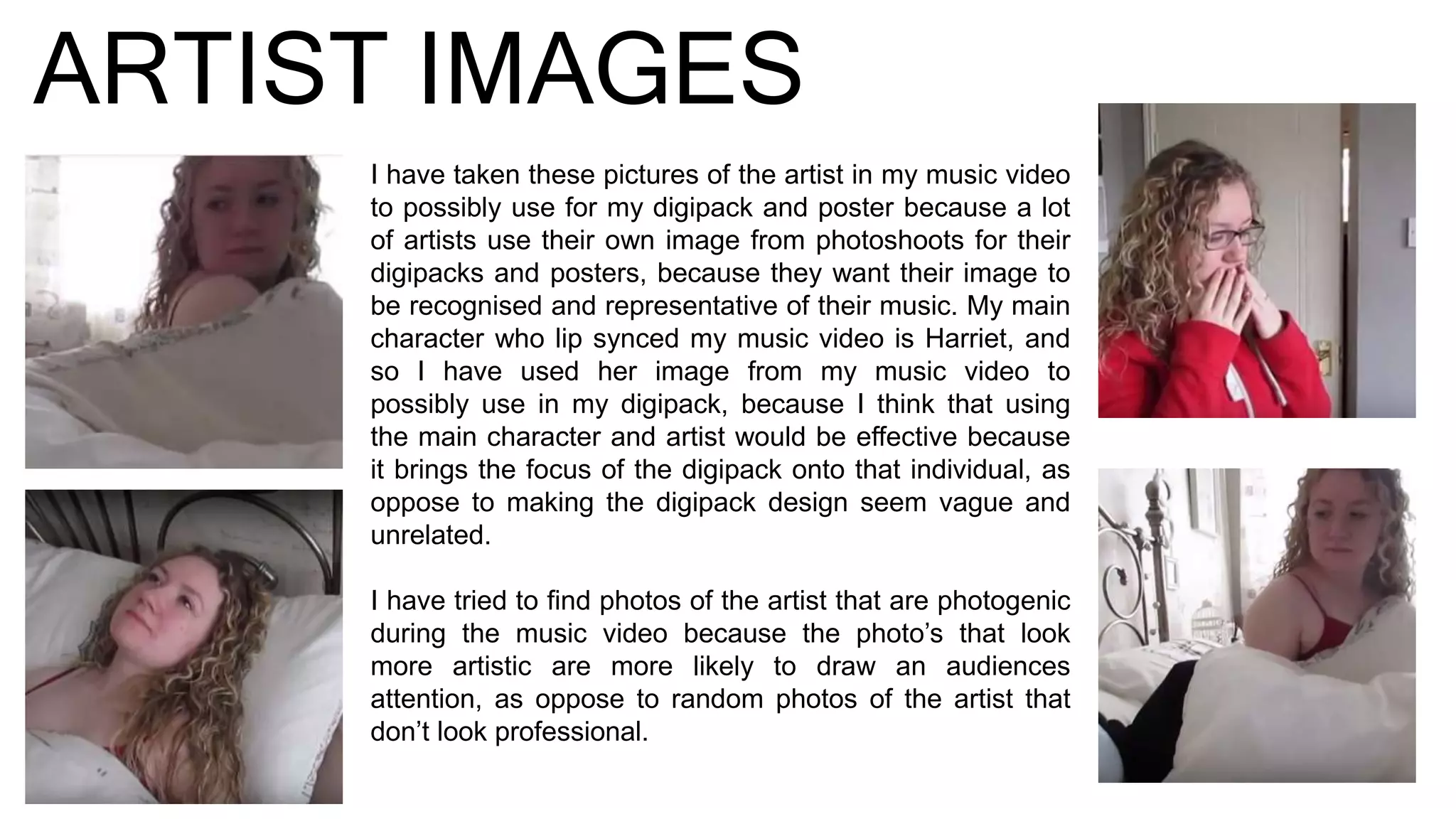 Idea's for Digipacks; Pictures I Have Chosen | PPTX