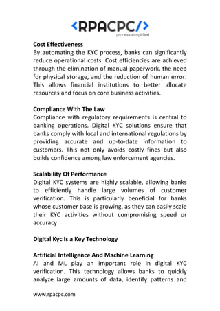 Why Digital KYC Verification is Essential for Modern Banking.docx